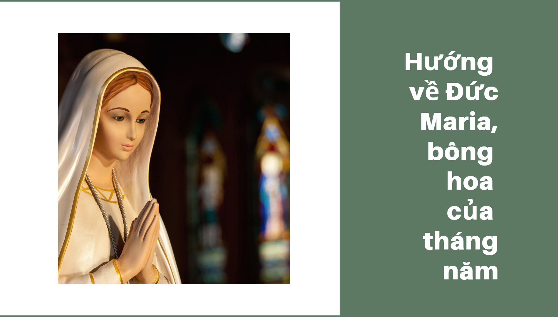 Hướng về Đức Maria, bông hoa của tháng năm | Hội Dòng Nữ Đa Minh Rosa Lima